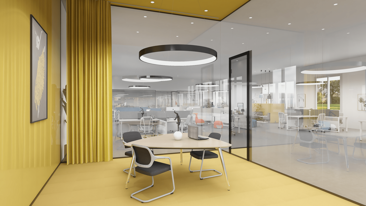 5 Work Zones Designed for High-performance - Hitec Offices